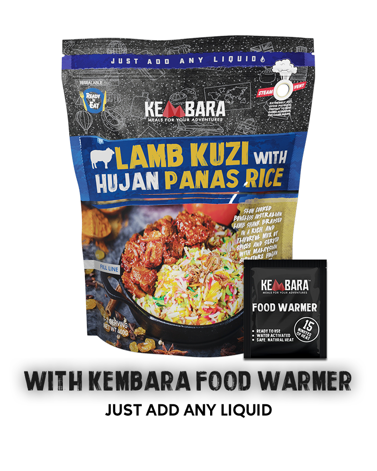 Lamb Kuzi with Hujan Panas Rice (With Food Warmer) – Kembara Meals